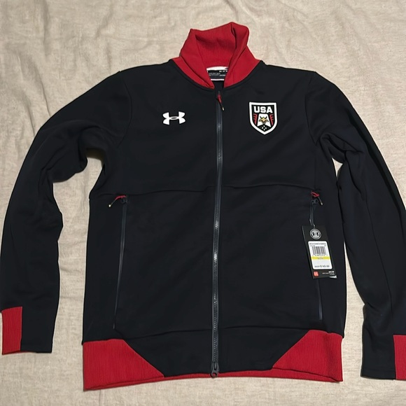 Under Armour | Jackets & Coats | Underarmour Team Usa Full Zip New ...